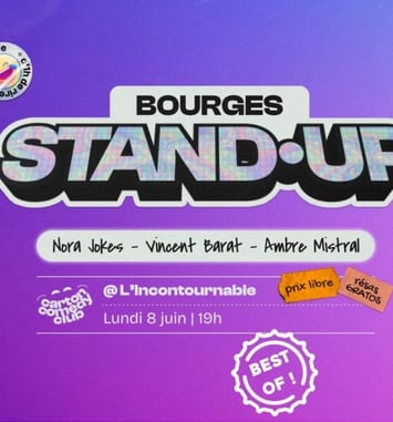 One man show Carton Comedy Club à Bourges — 8 juin 2026