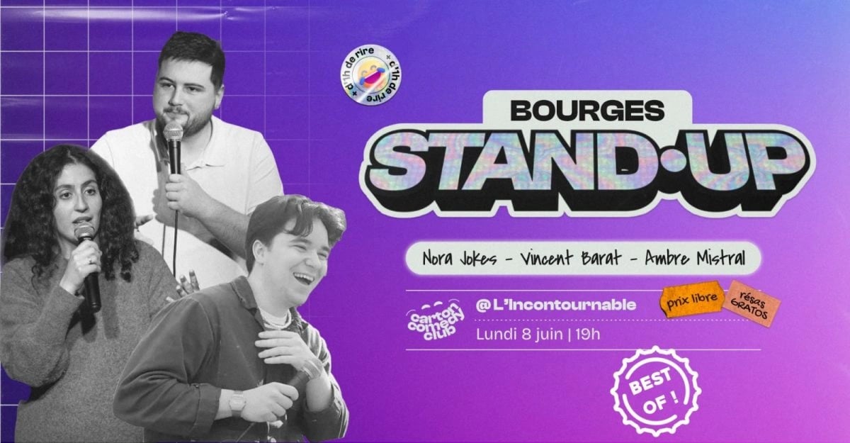 One man show Carton Comedy Club à Bourges — 8 juin 2026